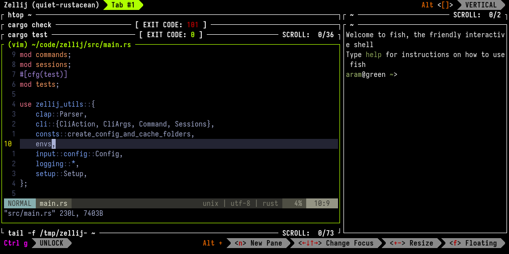 Stacked Resize and Pinned Floating Panes